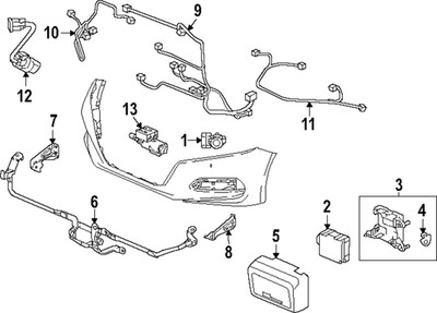 2021-2022 Honda Accord Genuine Distance Sensor Mount Frame OEM 36805 ...