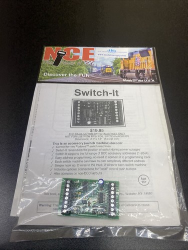 NCE #05240114 Switch-It DCC Decoder *NEW* | eBay