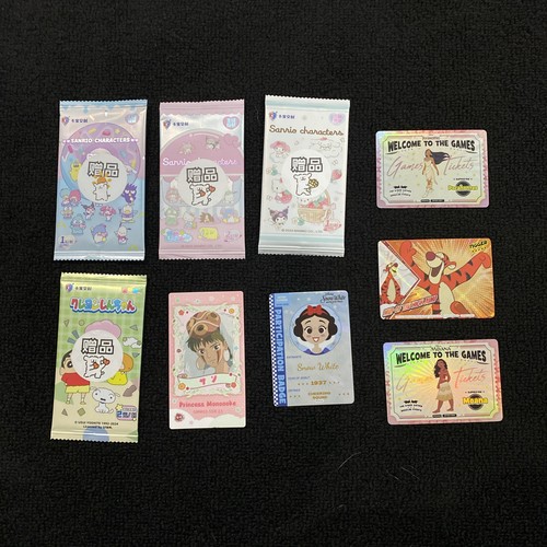 Sanrio, Disney, Crayon Shin-Chan, And Princess Mononoke Trading Cards ...