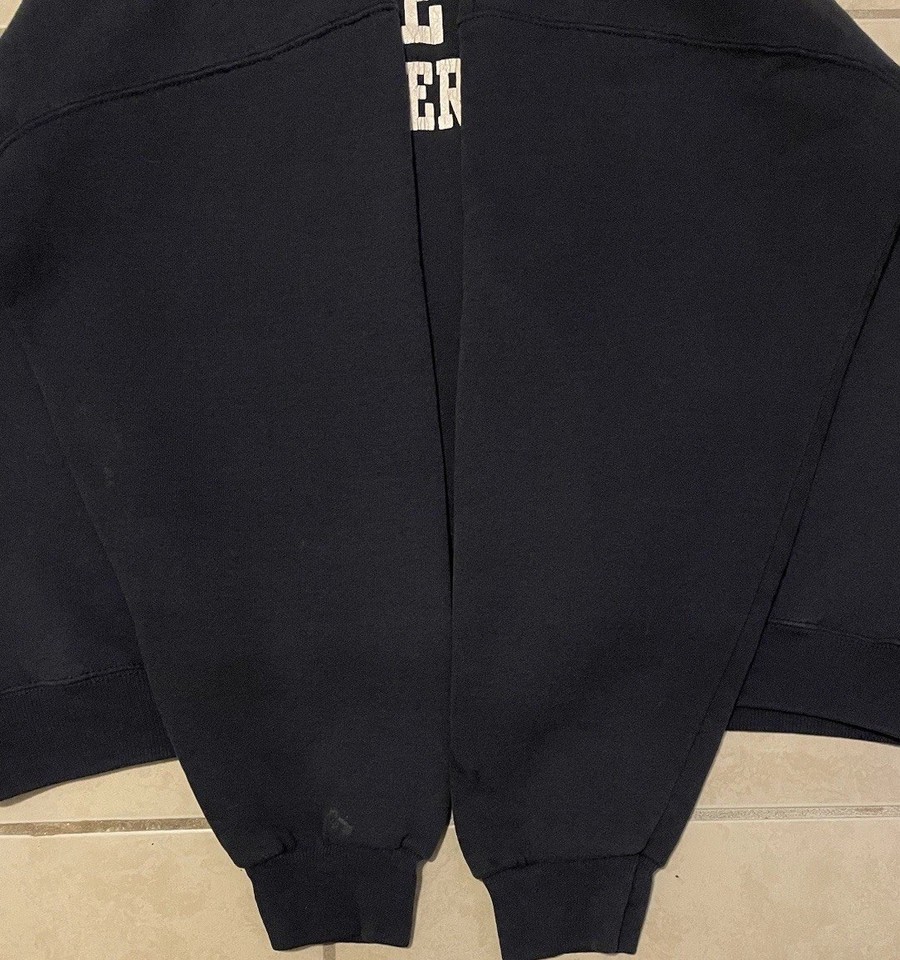 Vtg 90s Maryland Fire Dept Faded Distress Sweatshirt XL Grunge Biker ...