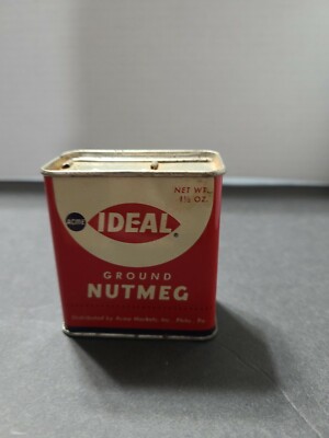 Vintage Spice Tin Ann Page Ideal ACME Grocery Store Phila. Pa Ground ...