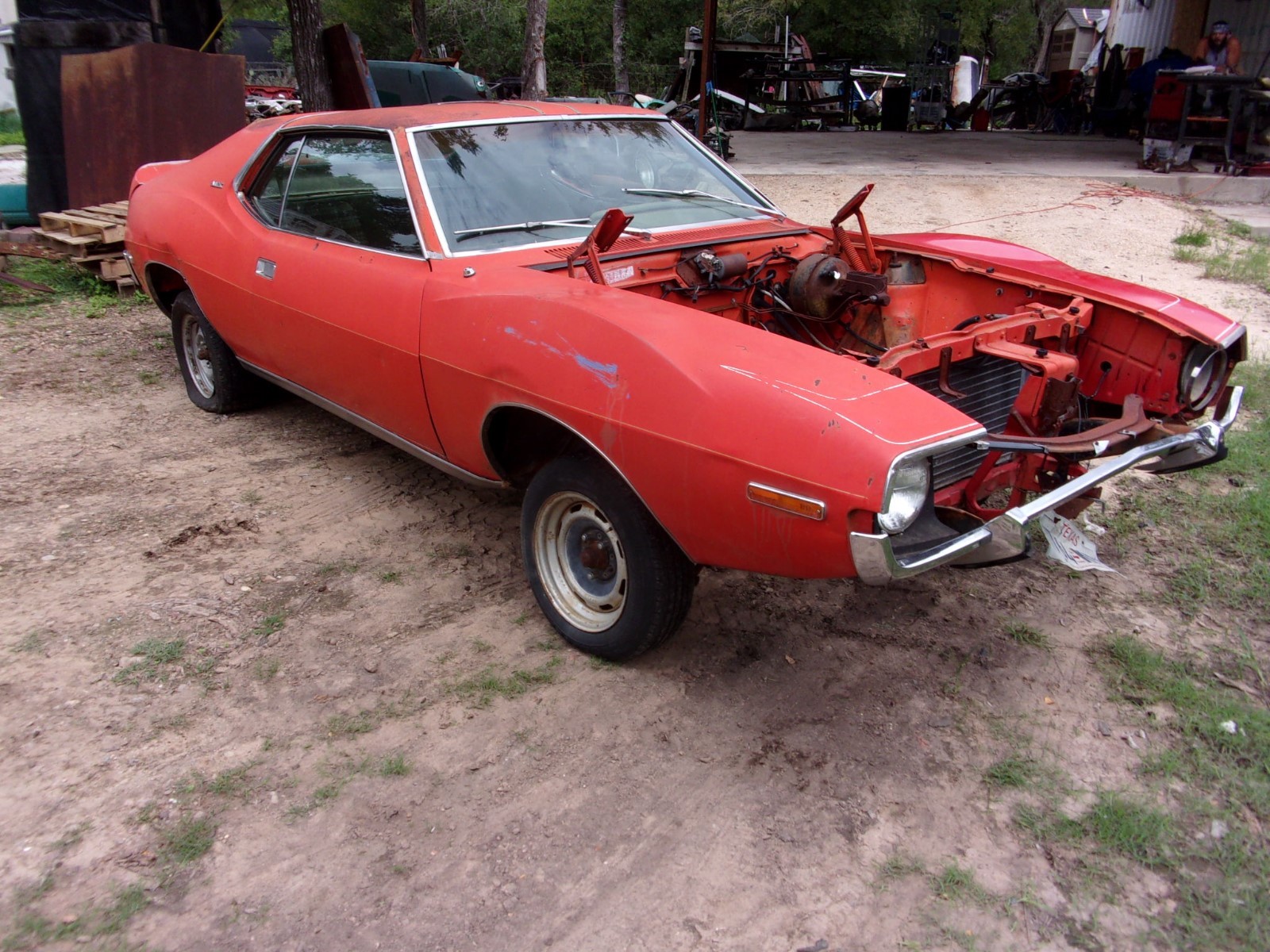 71 72 73 74 AMC JAVELIN AMX SST RIGHT SIDE DASH TRIM OEM CURVED PIECE ...