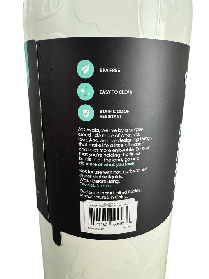 Owala Boo-Ya Glow In The Dark 32oz Freesip Water Bottle - Limited ...
