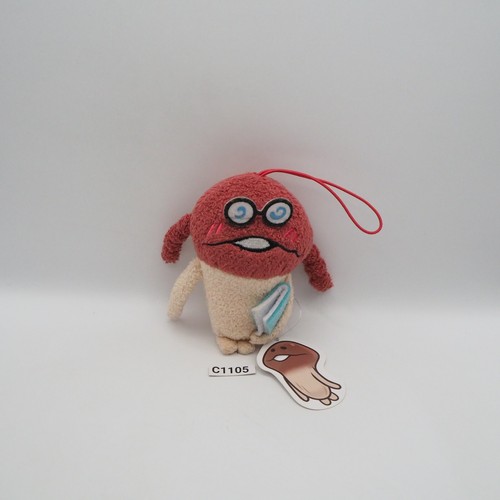 Nameko Mushroom C1105 Nerd Girl Furyu Strap Mascot 4" Plush Toy Doll ...