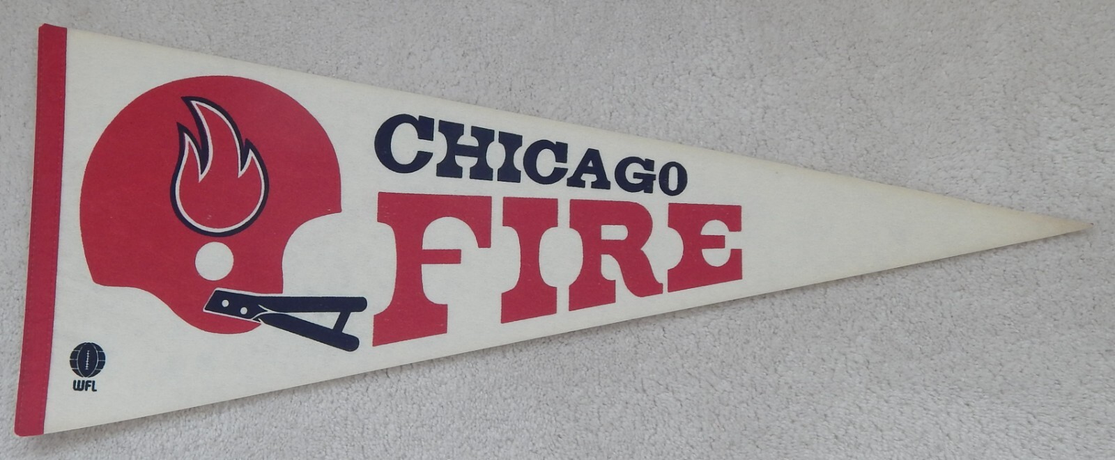 Chicago Fire WFL Vintage Defunct Football League 29" Pennant | eBay