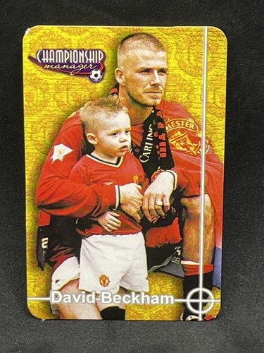 2001-2002 Championship Manager David Beckham Read | eBay