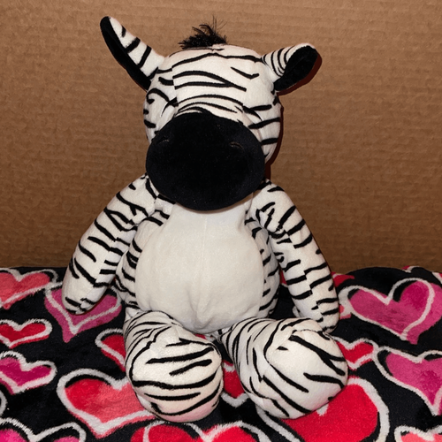 Manhattan Toy Company Huggables 15” Black and White Soft Cuddly Zoe ...
