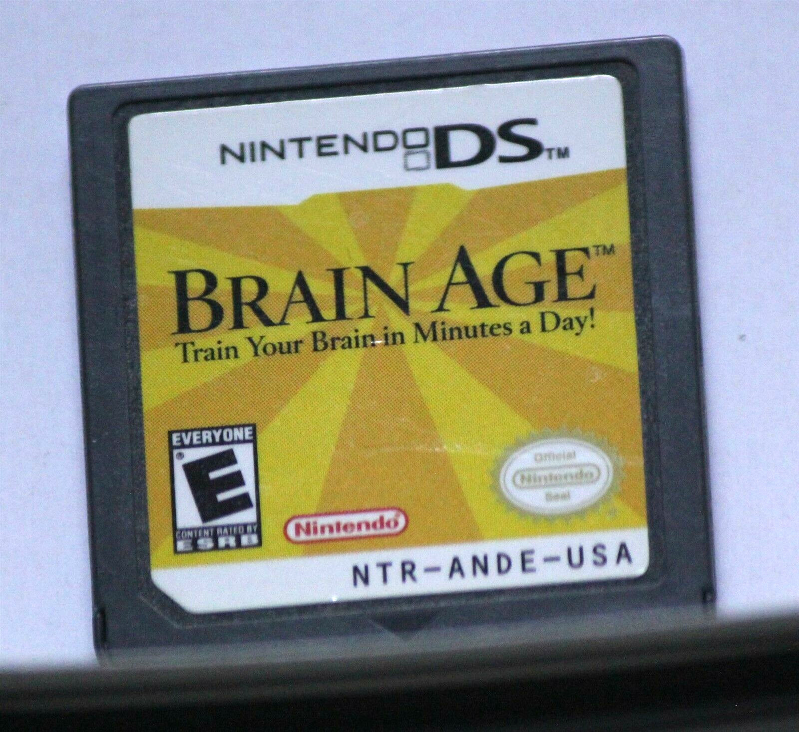 Brain Age Nintendo DS Train Your Brain 45496737122| eBay