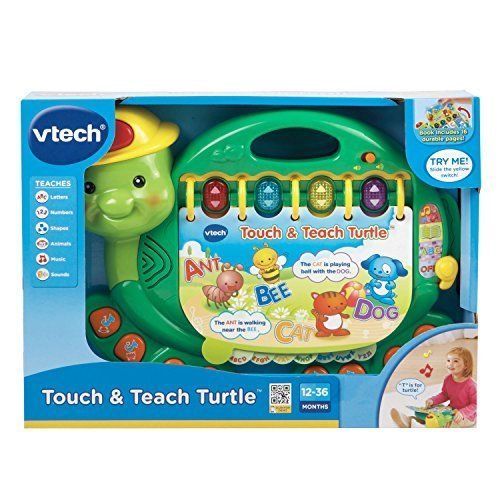 VTech Touch and Teach Turtle Learning Phonics Numbers 12 to 36 Months ...