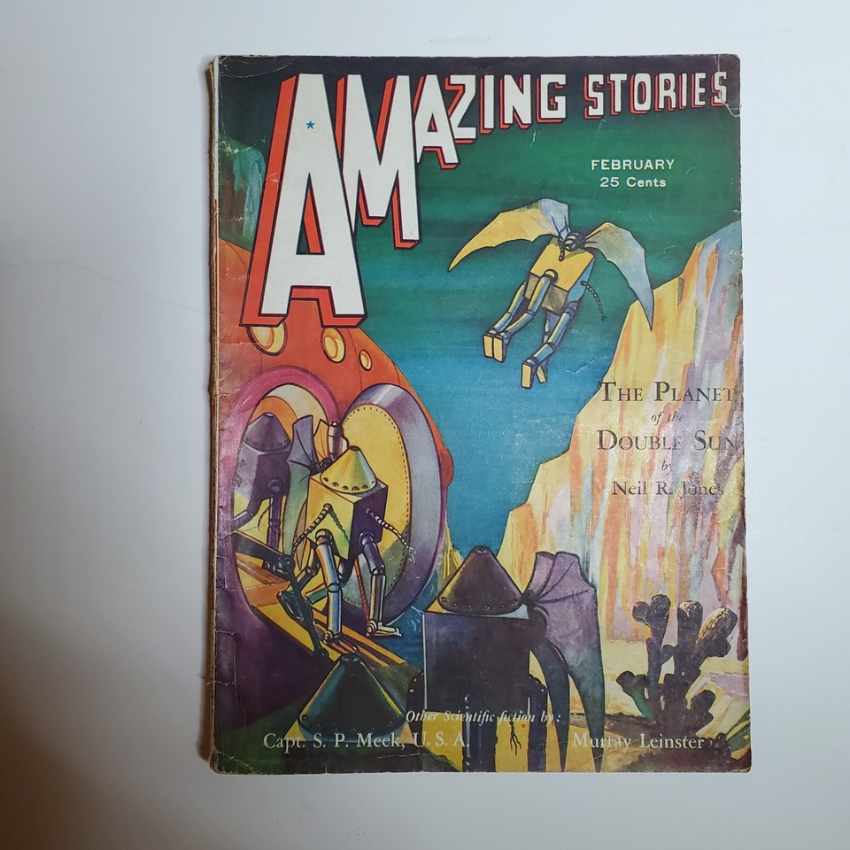 Early 1932-1934 Amazing Stories Pulp Magazine Lot- Bedsheet- Your ...