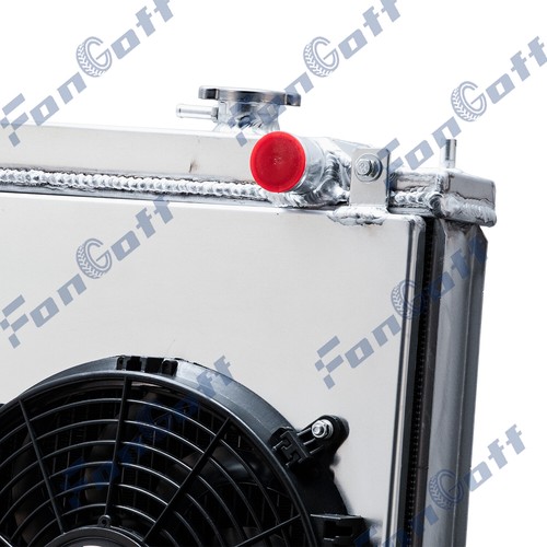 Aluminum Radiator+Shroud Fan FITS 98-04 Nissan Frontier 2000-04 Xterra ...