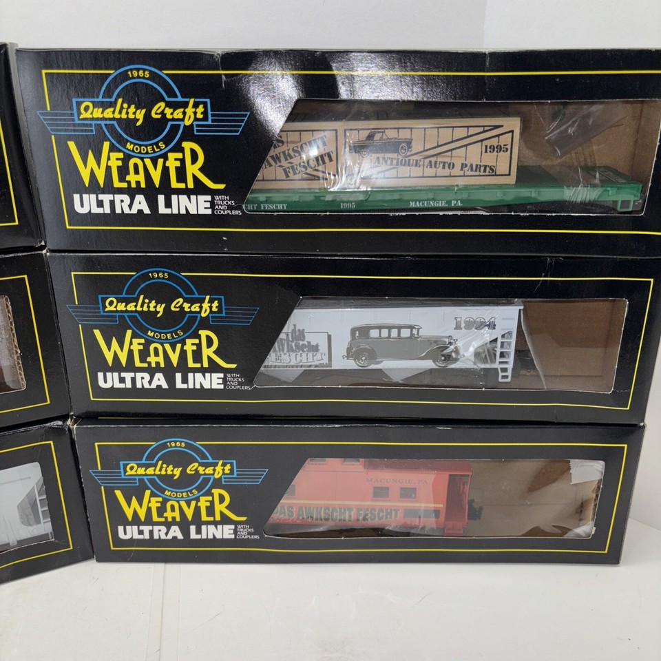 O SCALE WEAVER DAS AWKSCHT FESCHT GP38-2 Engine With Six Cars ...