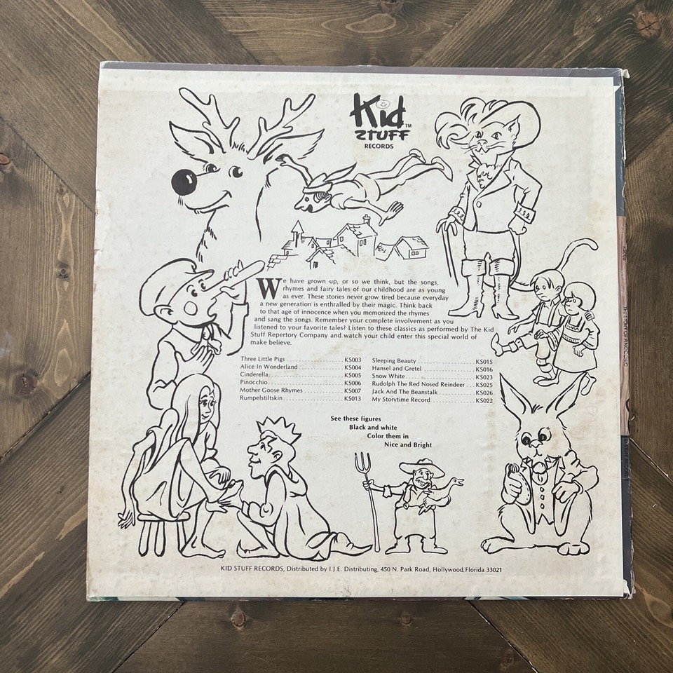 The Story of Pinocchio (1977) Kid Stuff Records vinyl LP rare! | eBay UK