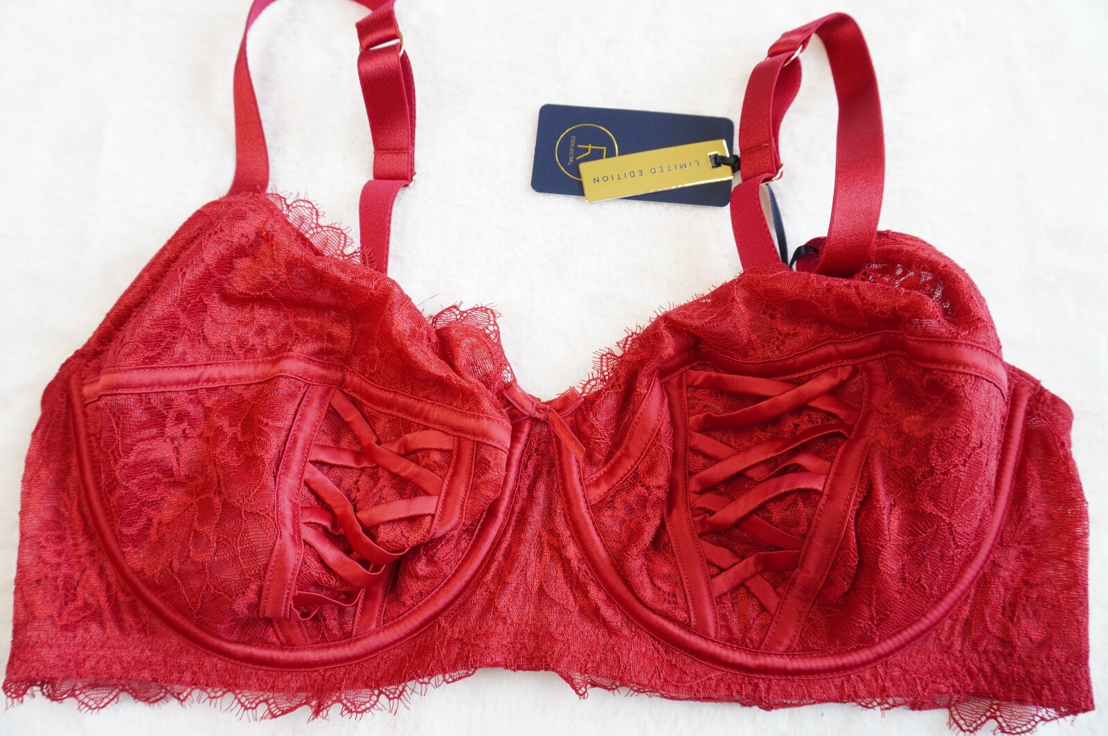 Fox & Royal CITY CHIC Bra 14F /36F Irina Ruby Plus Size Sexy Lingerie ...