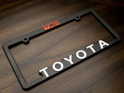TRD Toyota license plate frame Toyota-Racing-Development 3D Raised Text ...