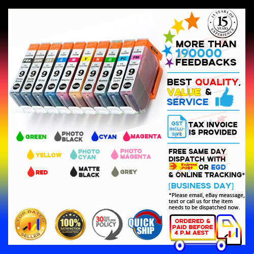 20 x Non-OEM Ink Cartridge PGI9 PGI-9 for Canon Pixma Pro 9500 Pro9500 ...