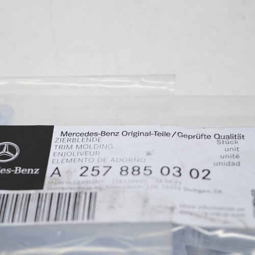 NEW MB CLS C257 FRONT BUMPER LOWER CENTER TRIM MOLDING A2578850302 | eBay