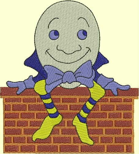 Nursery Rhymes Machine Embroidery Redwork-20 Designs-CD-Floppy- or USB ...