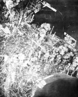 WWII Photo, USAAF Fire Raid on Japan WW2 World War Two B-29 ...