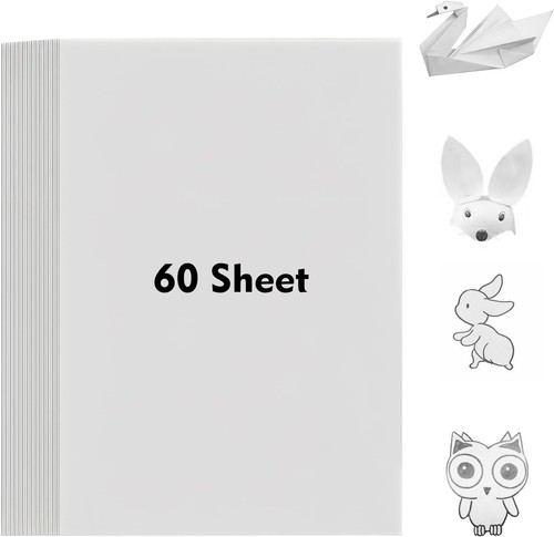Cardstock Paper, 60 Sheets Thick Paper 92 lb Paper, Heavy Weight Cover ...