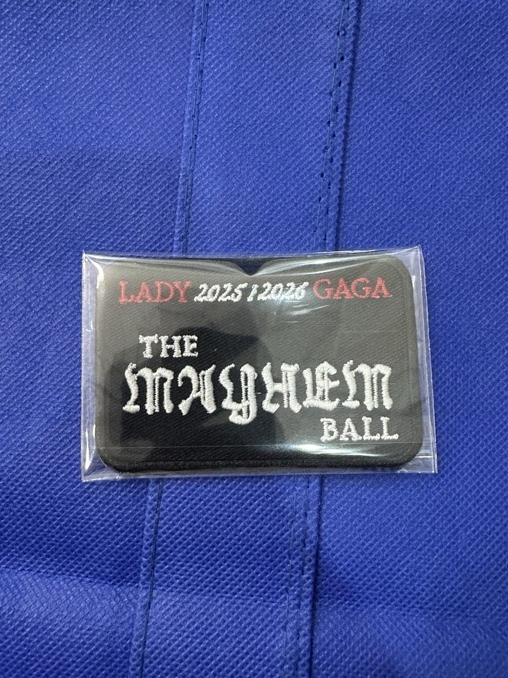 Lady Gaga Official Patch Embroidery Patch The Mayhem Patch 2025 Tour Patch New | eBay