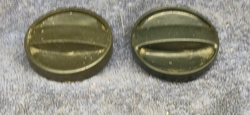 1960-63 AMC Rambler Rebel ~ Pair Radio Volume/Tuning Control Knobs ...