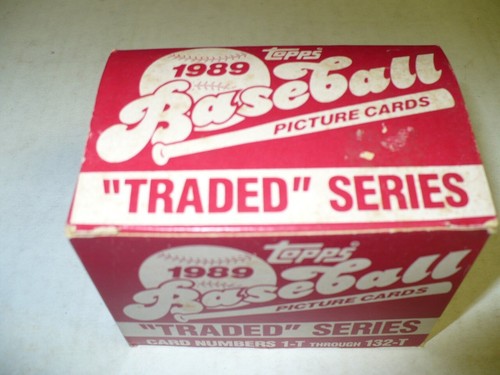 1989 Topps Baseball - Traded Series Complete Set of 132 cards | eBay