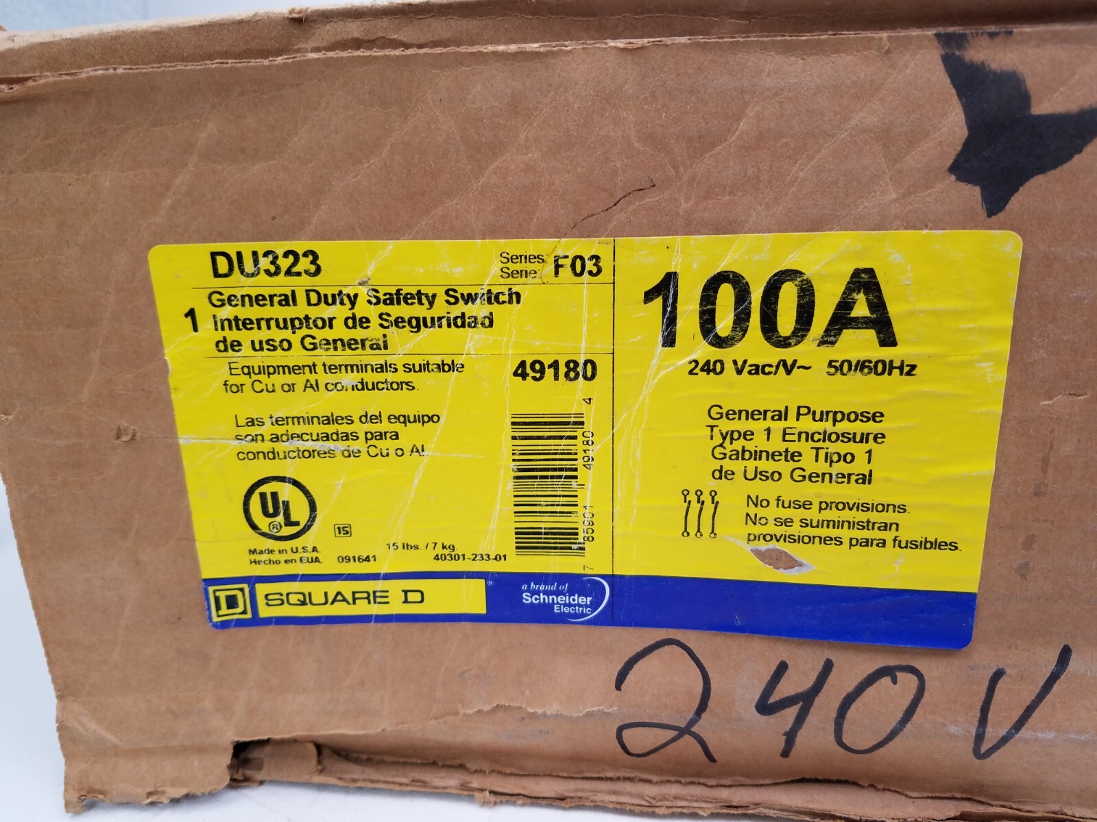 Square D DU323 Industrial Control System for sale online | eBay