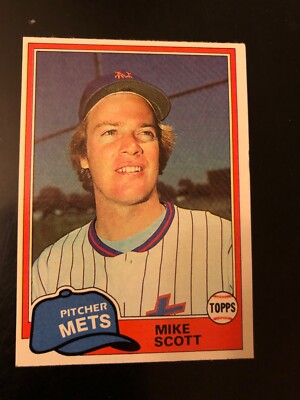 1981 Topps #109 Mets Mike Scott Baseball Card | eBay