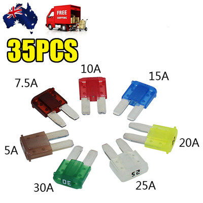 35PCS Micro Standard Mini Blade Auto Car For Ford Focus Hyundai Fuses 5 ...