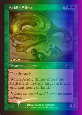 MTG Acidic Slime (17/34) 30th Anniversary Play Promos NM FOIL | eBay