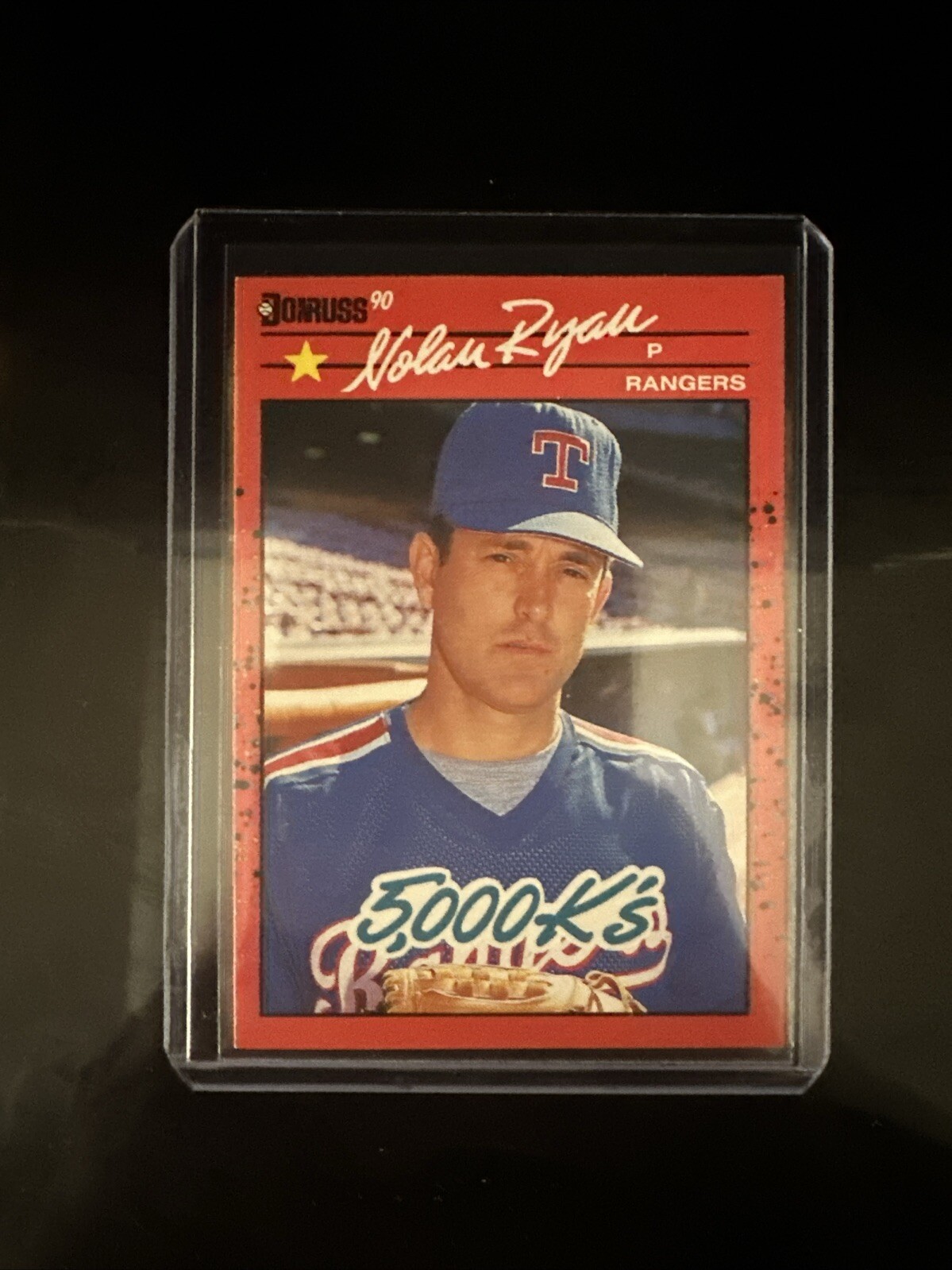 RARE ERROR 1990 Donruss Nolan Ryan 5000ks #665 Error King Of Kings ...