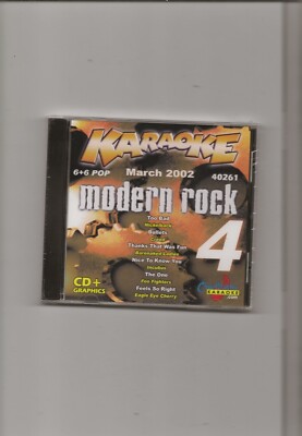 KARAOKE CHARTBUSTER CD+G MODERN ROCK 4 POP 6+6 MARCH 2002 #40261 | eBay