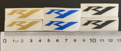 2x Yamaha R1 sticker Stickers 40mm Long x 10mm Tall | eBay UK