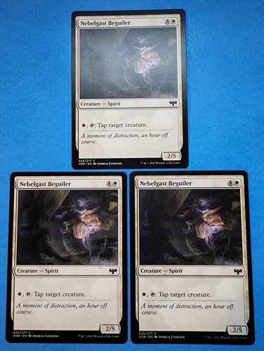 3x Nebelgast Beguiler Crimson Vow Mtg Magic Card Creature Spirit Plains ...