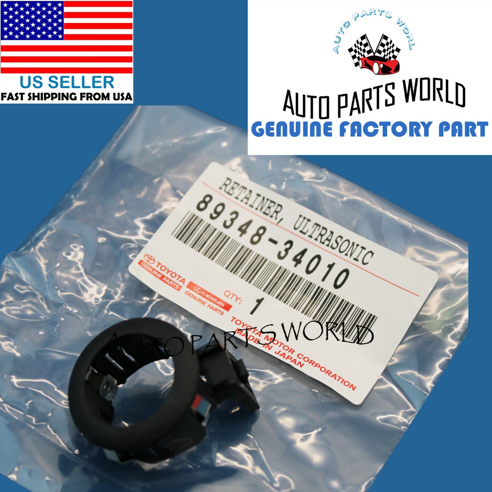 GENUINE OEM TOYOTA 07-13 TUNDRA PARKING AID SENSOR INNER RETAINER 89348 ...