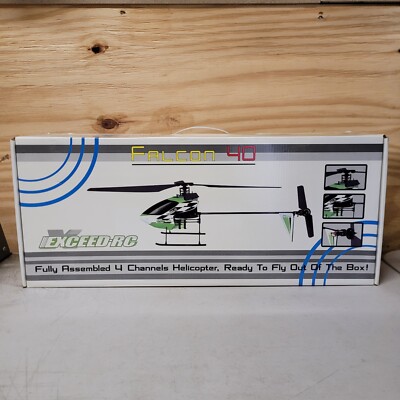 Exceed RC 2.4Ghz Falcon 40 4-Channel RC Helicopter RTF Fixed Pitch | eBay