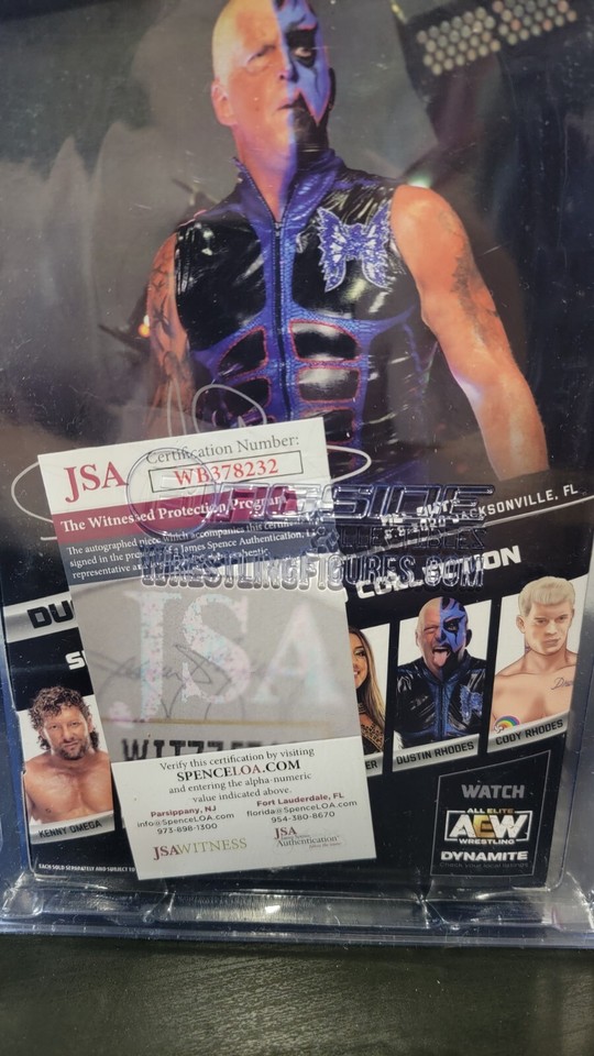 Autographed ️ 2021 AEW WRESTLING UNMATCHED DUSTIN RHODES SERIES 1 #05 ...