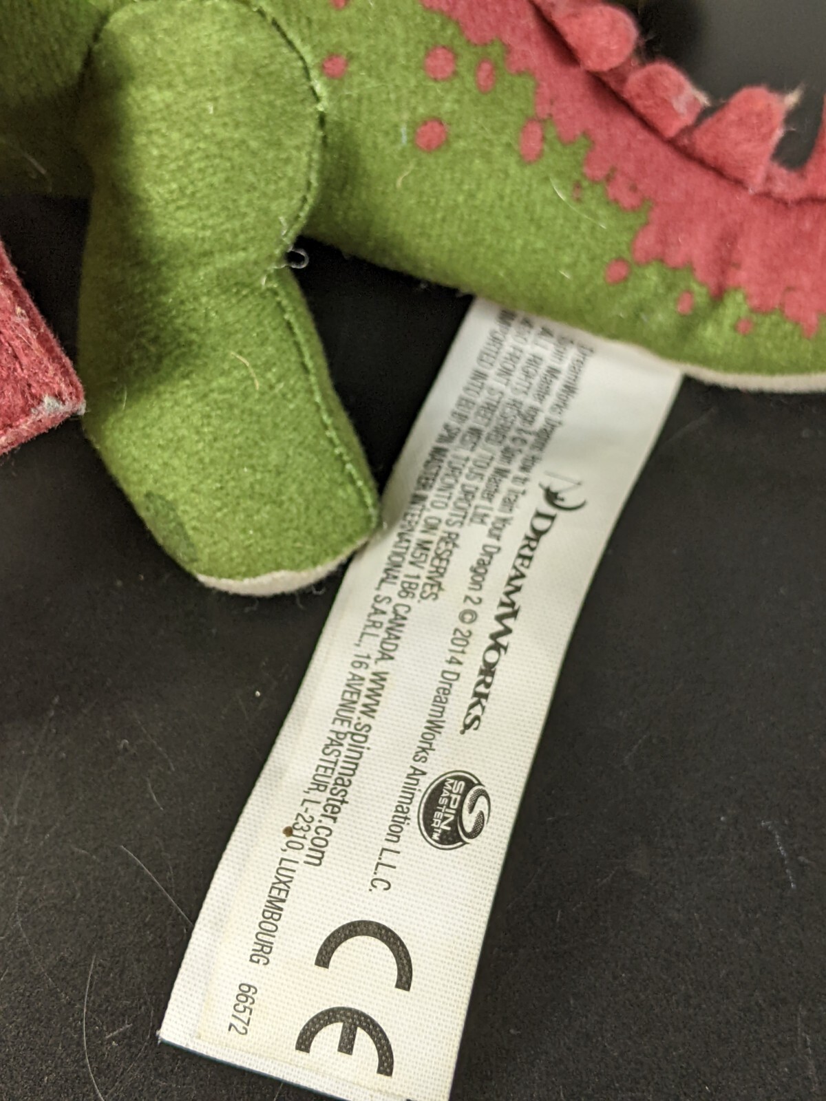 Dreamworks How to Train Your Dragon 2 Skullcrusher Soft Plush 10" Spin ...