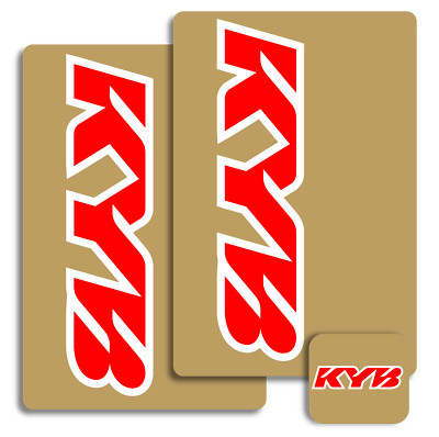 KYB Fork Decals Stickers KYB RED Fork Shock Wraps Stickers AKit CRF ...