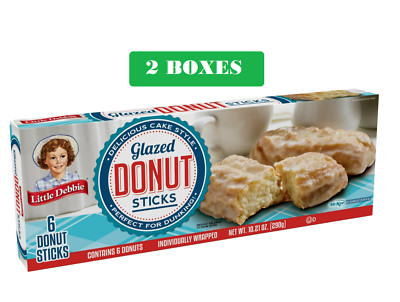 *NEW* Little Debbie Cakes: 2 Boxes of 6 Individually Wrapped GLAZED ...