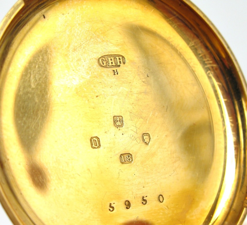 ANTIQUE BEAUTIFUL 18K YELLOW GOLD AIRD & THOMSON GLASGOW ORNATE POCKET ...