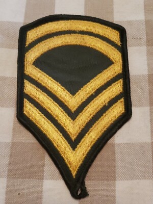 US Army Male Sergeant First Class Stripes Sew on Dress Blue Uniform ...