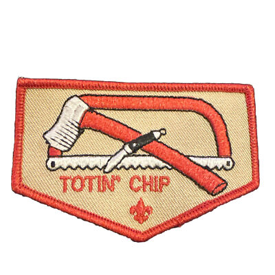 Boy Scout Knife Ax Saw Totin' Chip Patch Emblem Official Licensed BSA ...