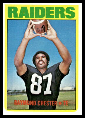 Raymond Chester 1972 Topps #143 Oakland Raiders RC Football Card | eBay