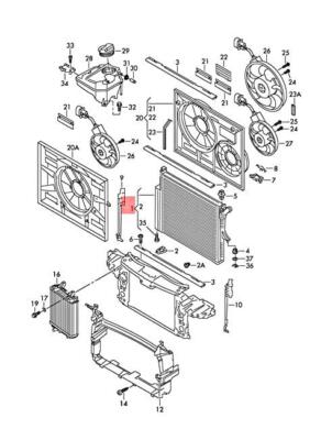NEW AUDI VW Q7 TOUAREG 4LB 7L6 7LA COOLER FOR COOLANT 7L6121253K ...