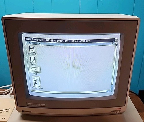 Working Commodore Color Display Monitor Model 1084 With Cables | eBay