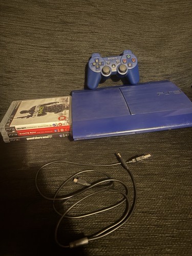 Sony PlayStation 3 Super Slim 500GB Azurite Blue Console | eBay UK