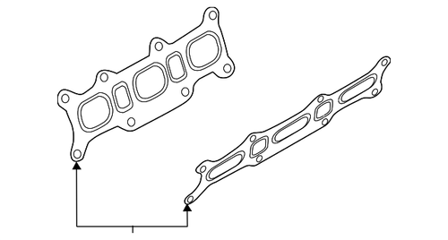 Genuine Volkswagen Manifold Gasket 059-253-039-N | eBay