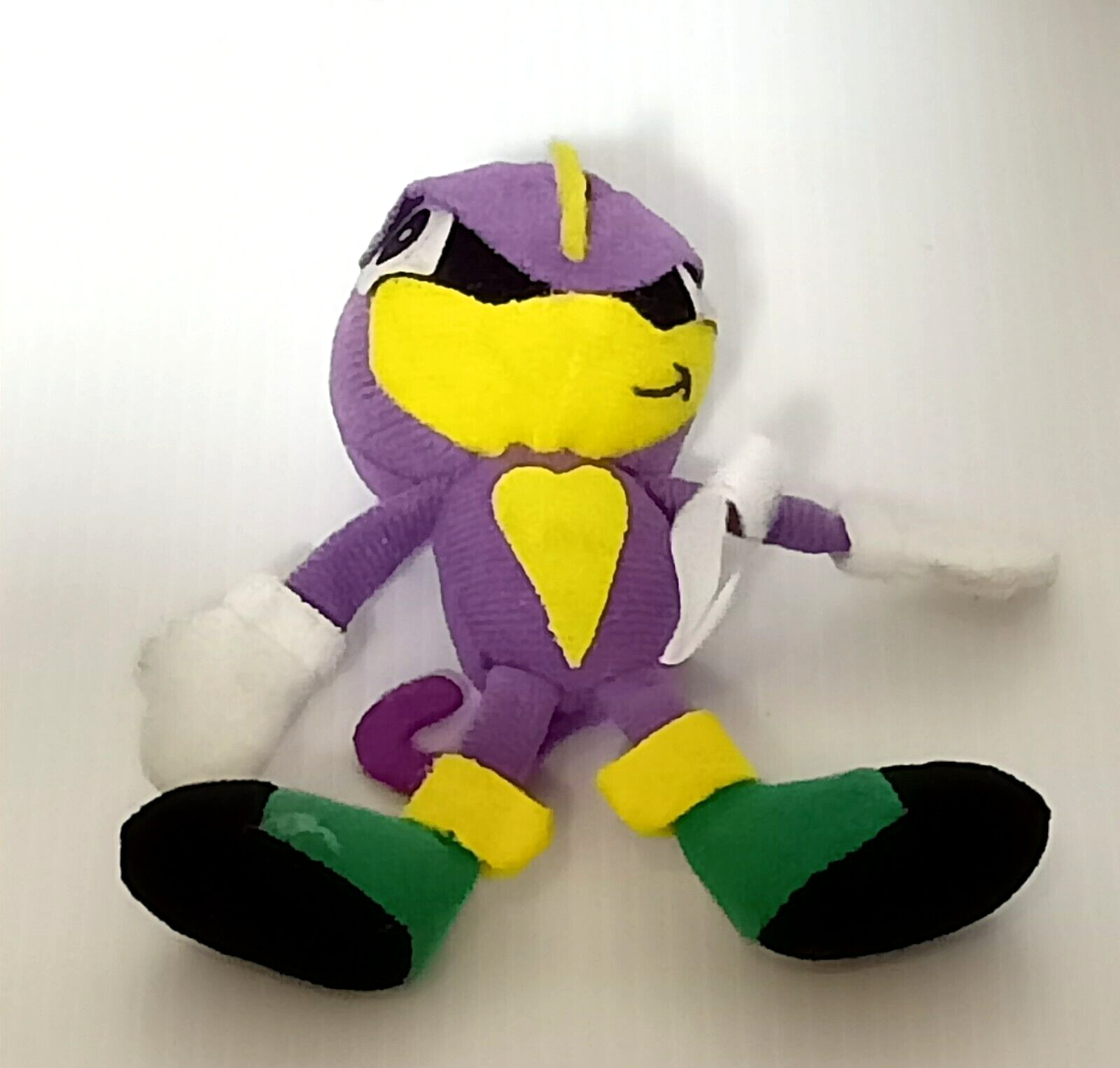 Sonic the Fighters Espio SEGA Japan 1996 Keychain Mini Plush Doll ...